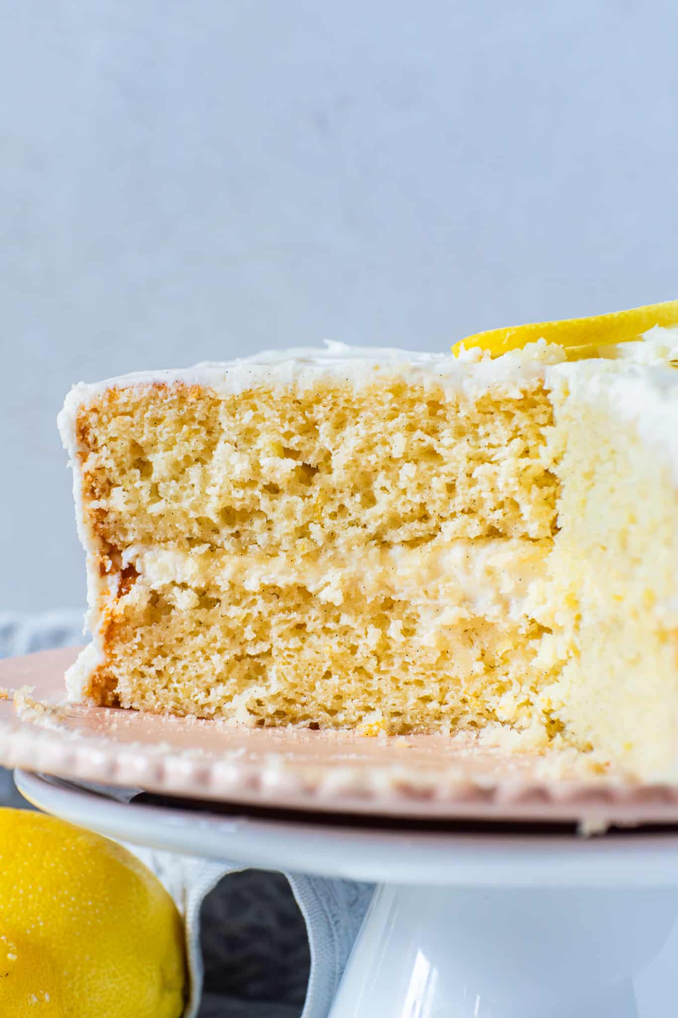 Lemon Layer Cake (Super Moist, Soft & Fluffy)