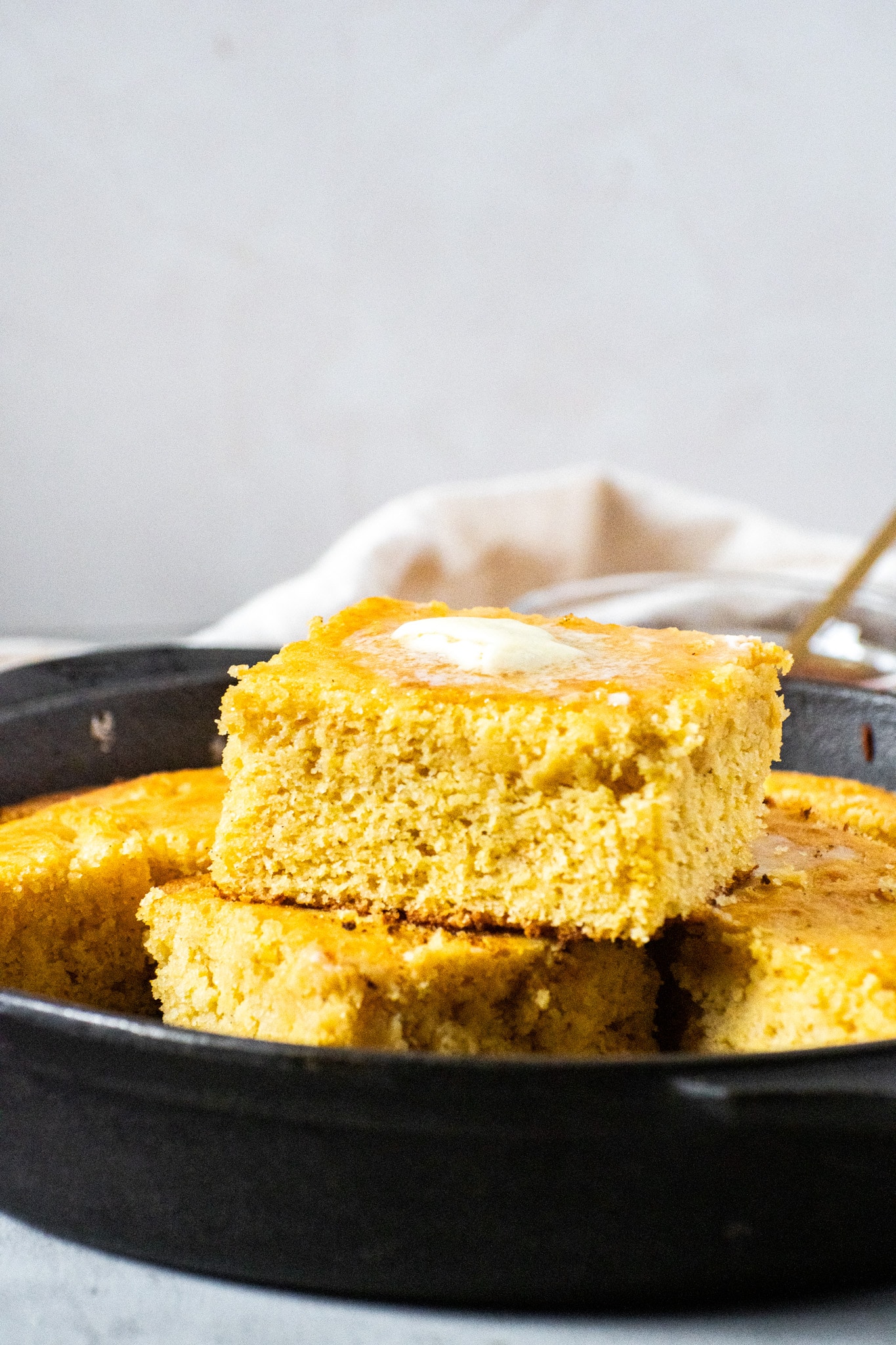 Honey Butter Cornbread (Moist, Buttery & Easy Southern Recipe)