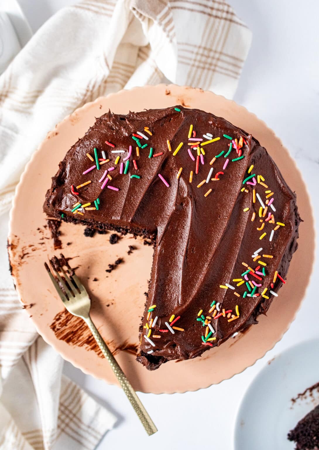 Best Chocolate Cake Recipe (Super Moist & Fudgy)