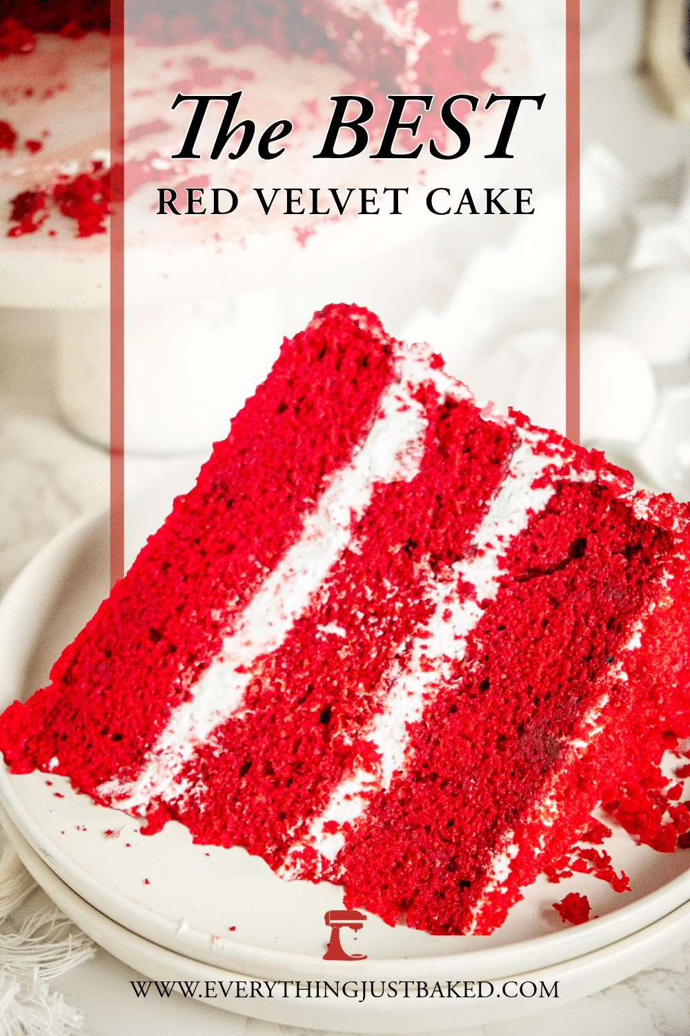 Moist and Easy Red Velvet Cake with Cream Cheese Frosting