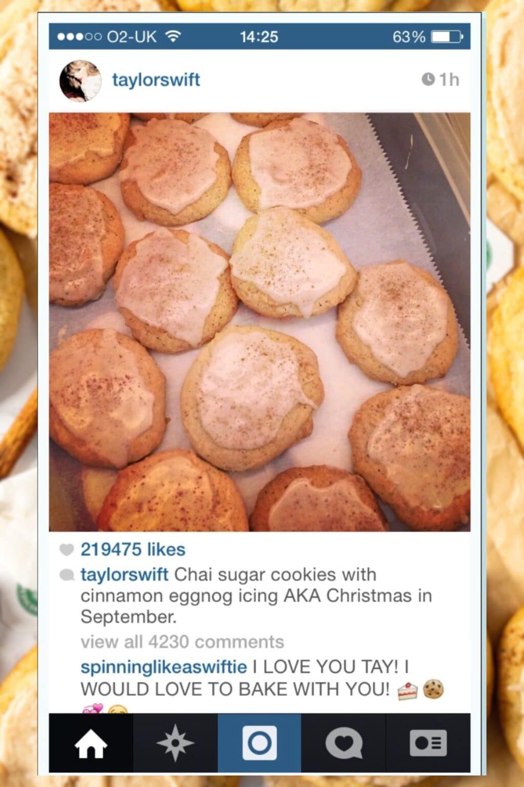 Taylor Swift Chai Sugar Cookies Recipe
